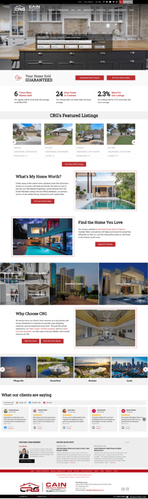 Cain Realty Group – Real Estate Websites, Sierra Interactive, Boomtown ...